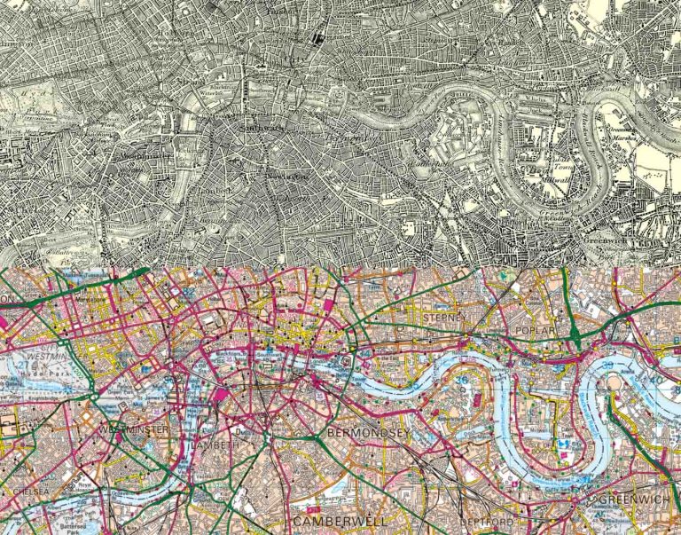 Side by Side Maps: Historical and Modern Britain | OS GetOutside