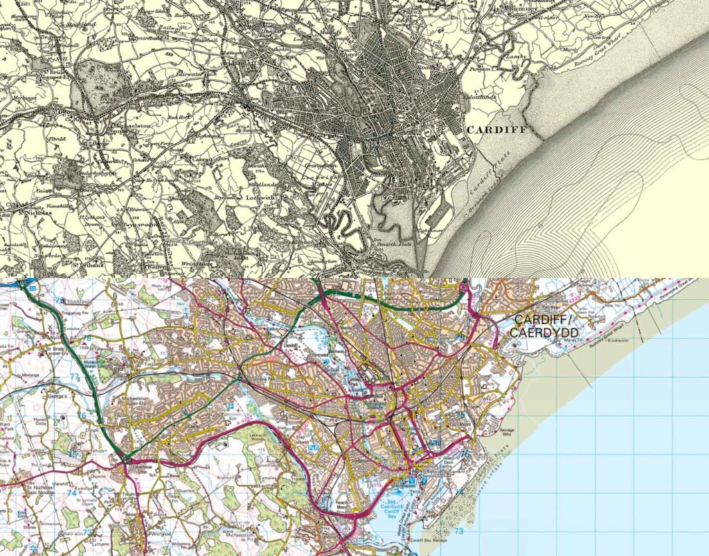 Side by Side Maps: Historical and Modern Britain | OS GetOutside