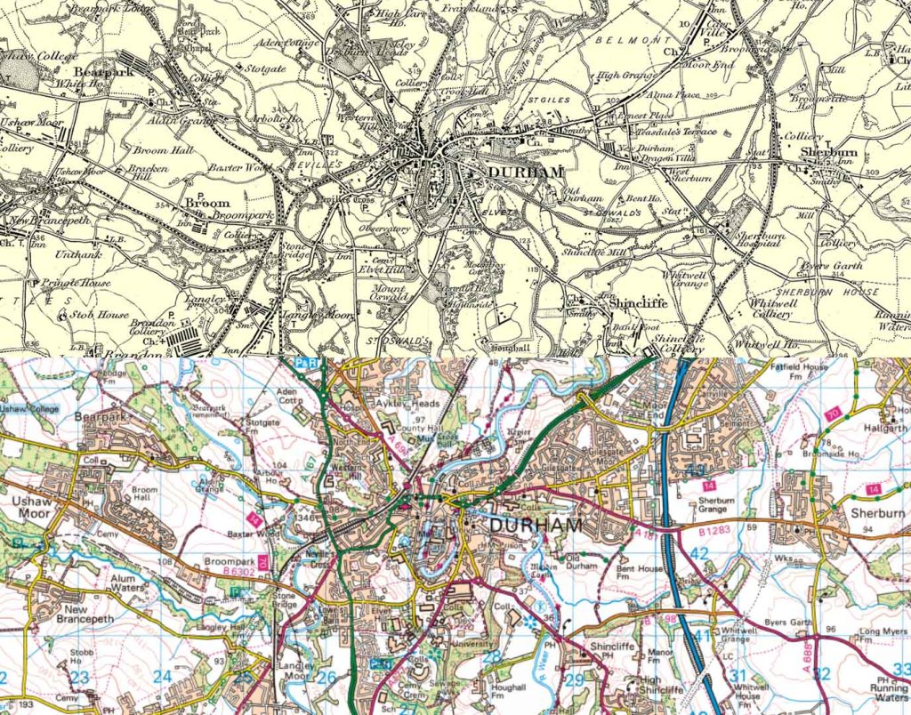 Side by Side Maps: Historical and Modern Britain | OS GetOutside