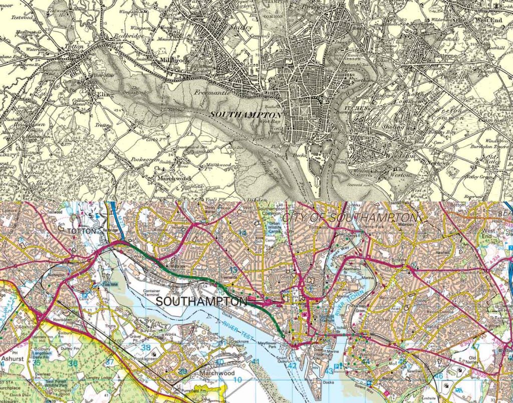 Side by Side Maps: Historical and Modern Britain | OS GetOutside