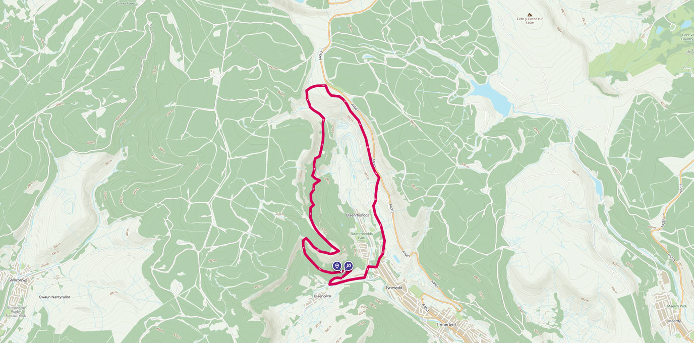 Pen-pych Mountain Rhondda Cynon Taf, South Wales | OS GetOutside