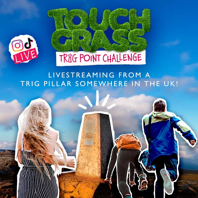 Touch Grass Trig Point Challenge Os Getoutside