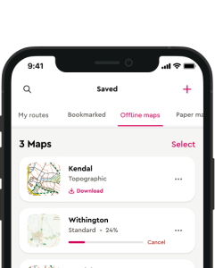 OS Maps - The Outdoors Mapping app